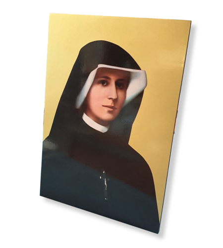 Icon on wood panel - saint Faustina Sklep z dewocjonaliami Wydawnictwa ...